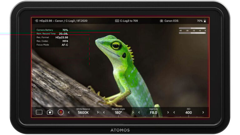 Shinobi II – 5″ Camera Monitor – 1500-nit Camera Control | Atomos
