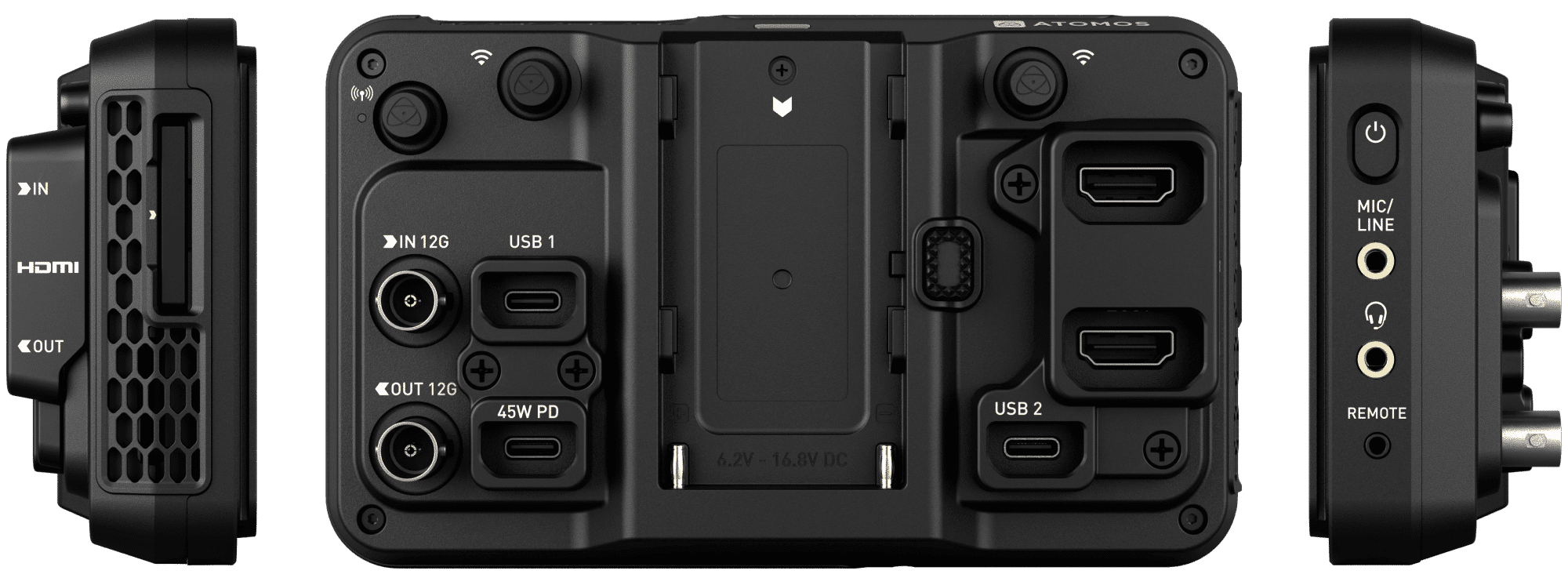 Ninja TX – HDMI 12G-SDI & Wi-Fi 6E – 5″ Monitor-Recorder | Atomos